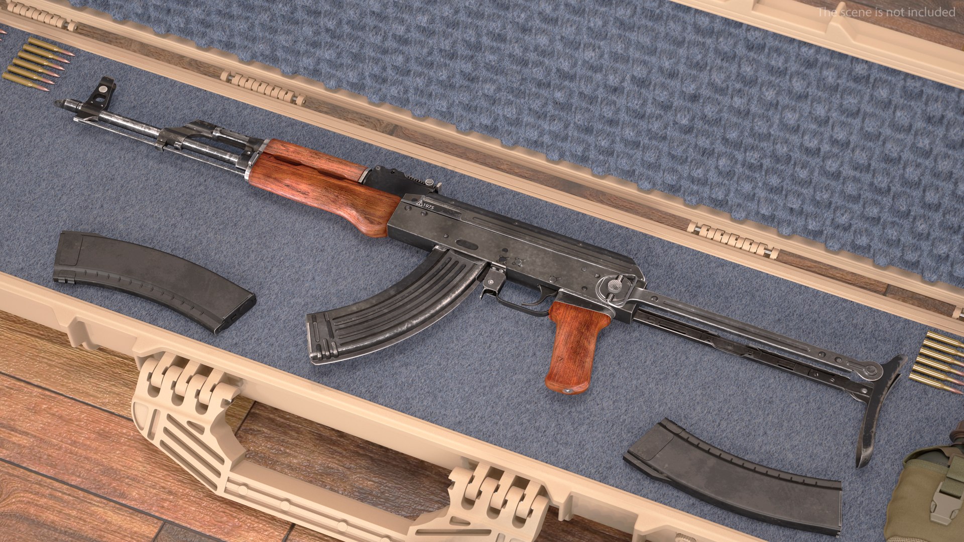 AKMS Assault Rifle 3D Model - TurboSquid 2228895