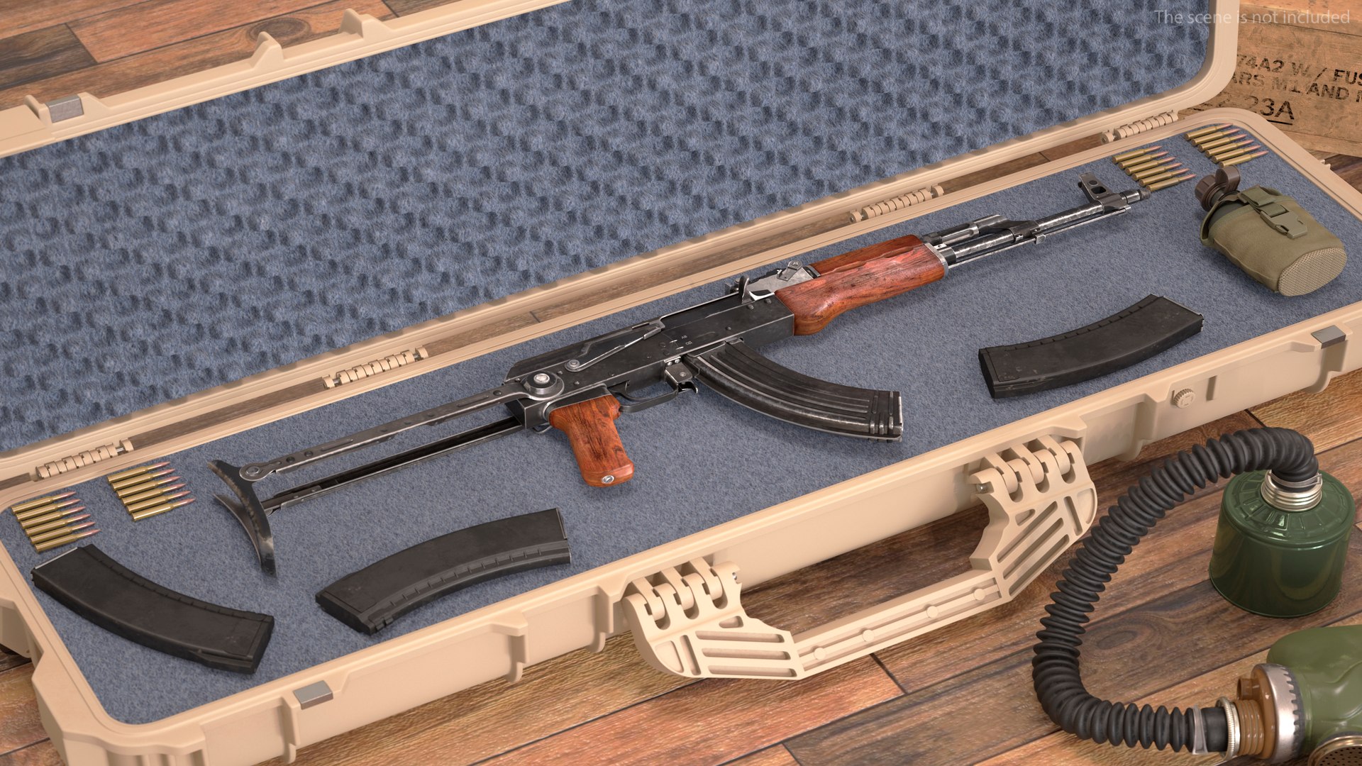 AKMS Assault Rifle 3D Model - TurboSquid 2228895