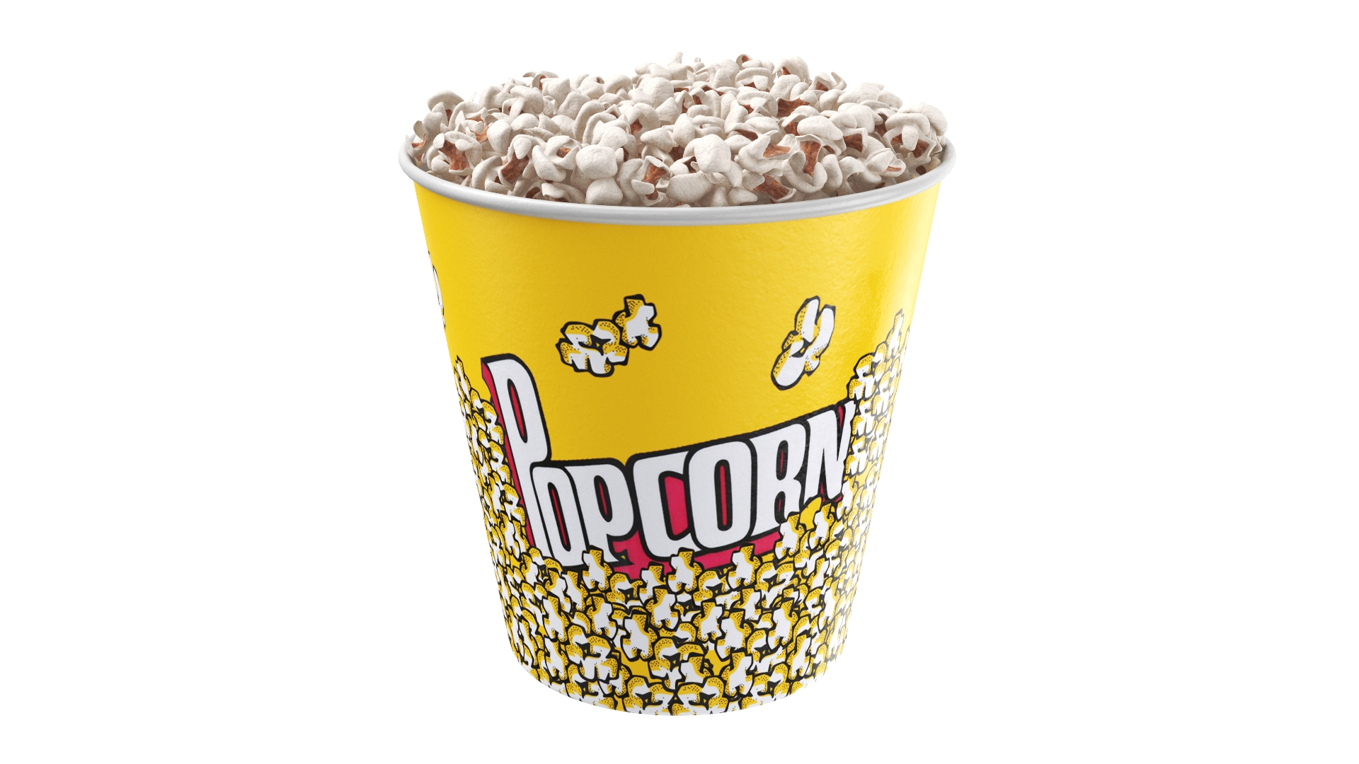 Round Popcorn Cup Full Model - TurboSquid 1851022