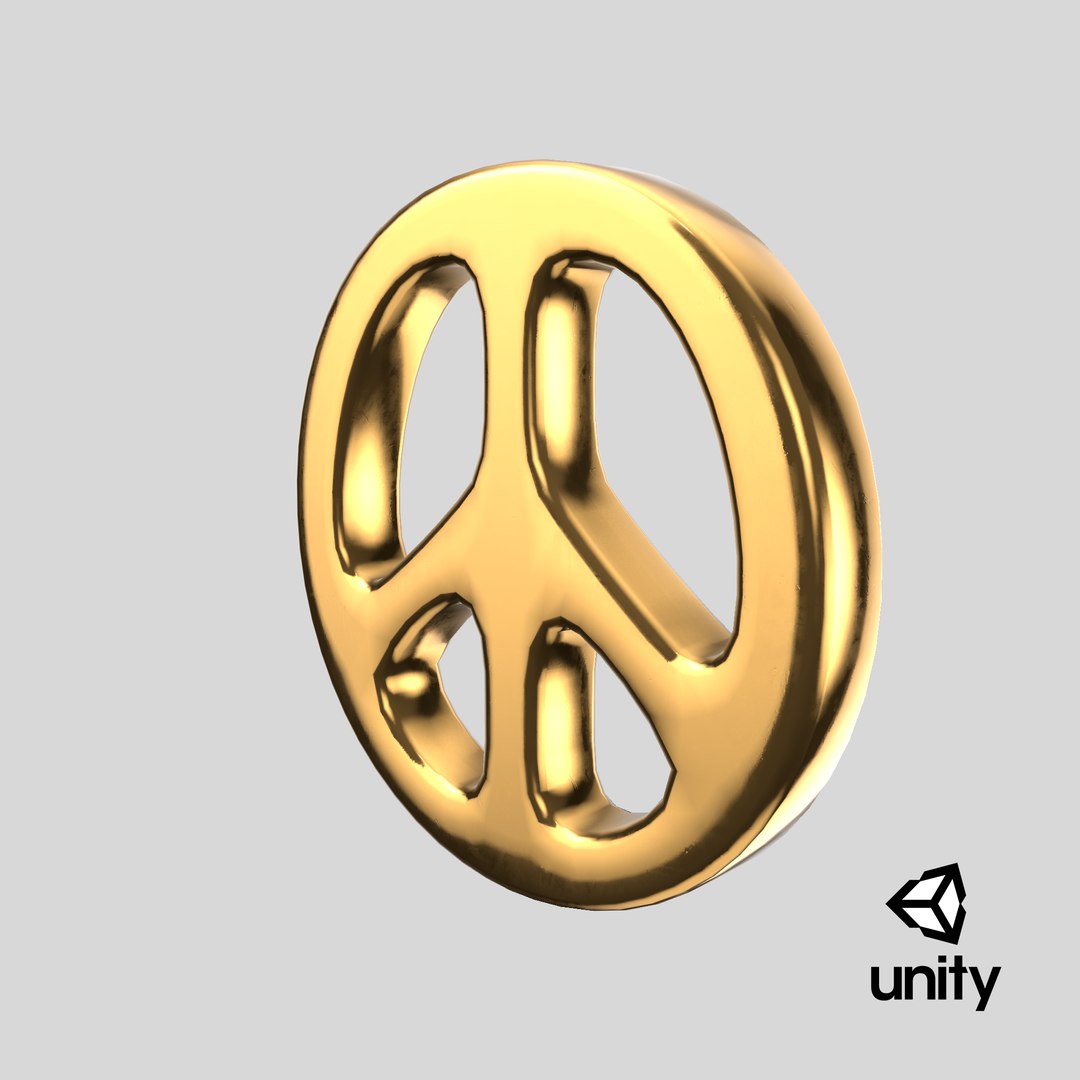 Peace sign symbol 3D - TurboSquid 1499744