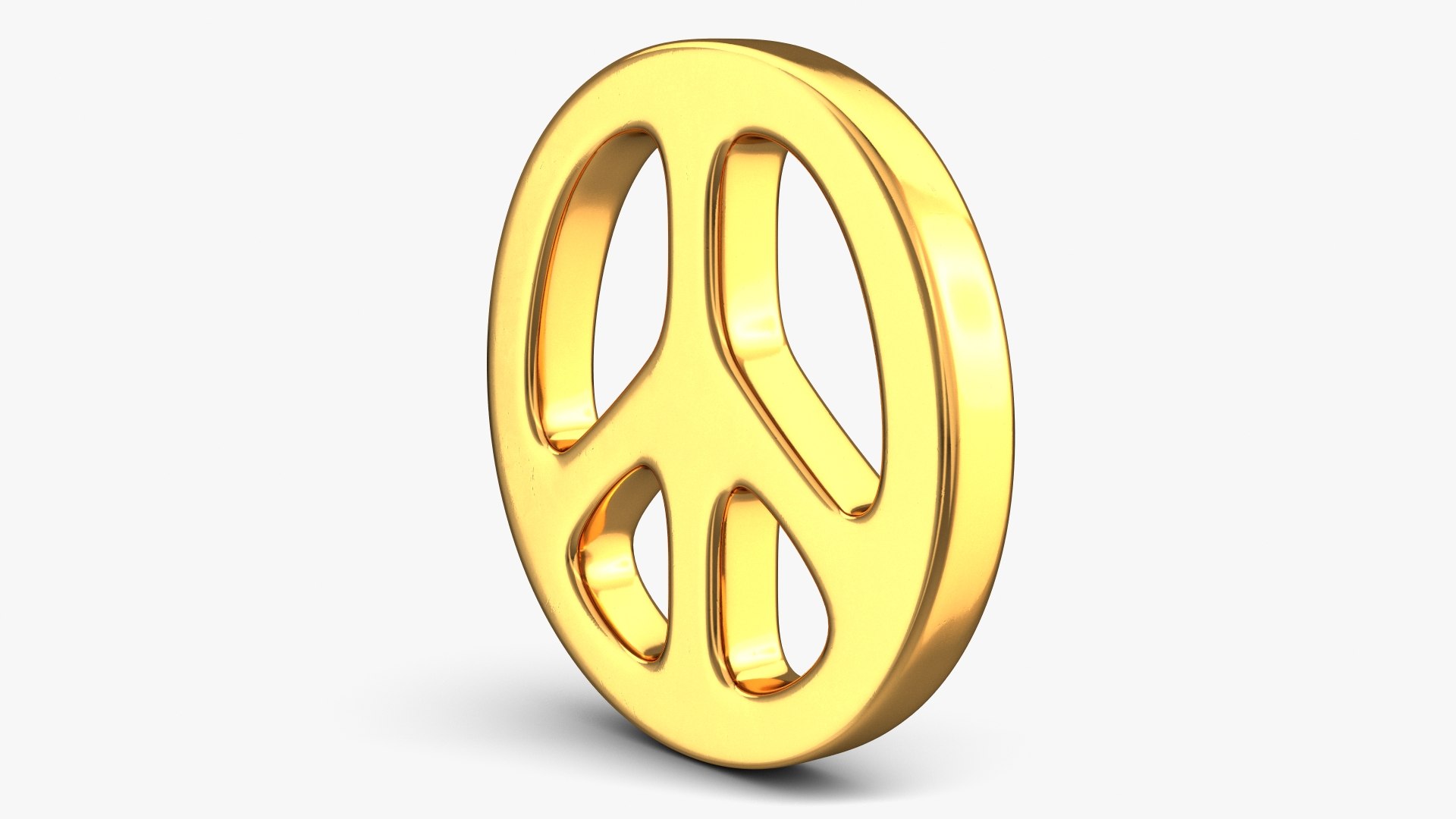 Peace Sign Symbol 3D - TurboSquid 1499744