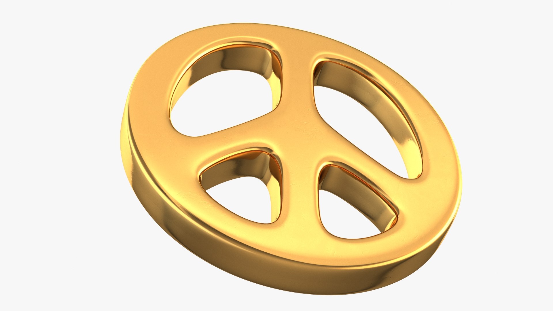 Peace Sign Symbol 3D - TurboSquid 1499744