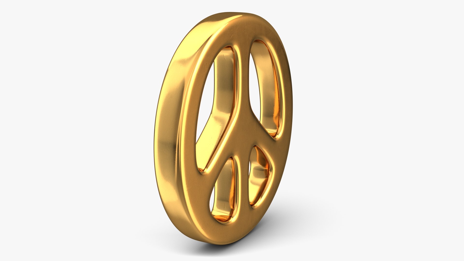 Peace Sign Symbol 3D - TurboSquid 1499744