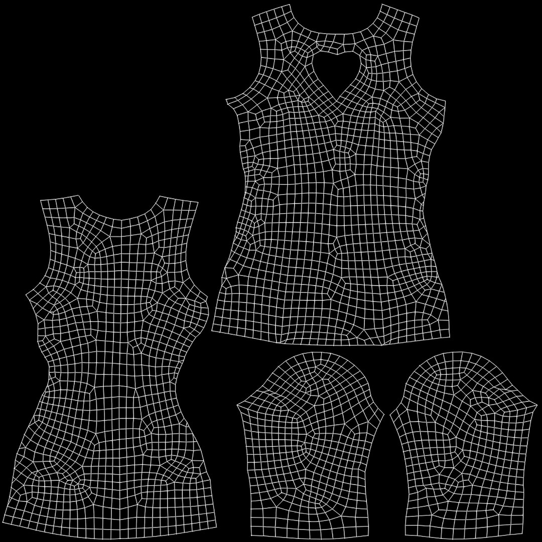 3D Womens Prisoner Costume Model - TurboSquid 1808945