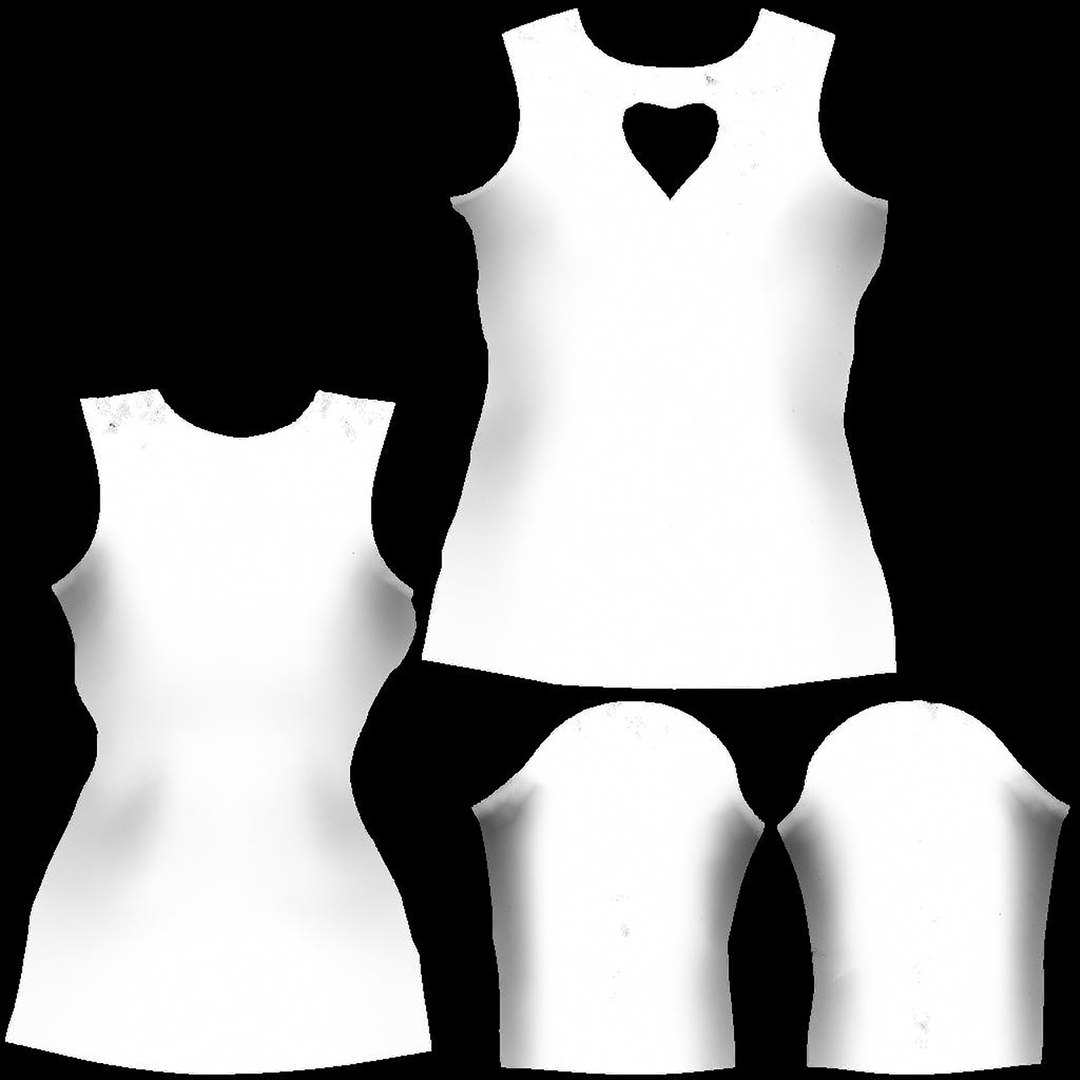 3D Womens Prisoner Costume Model - TurboSquid 1808945