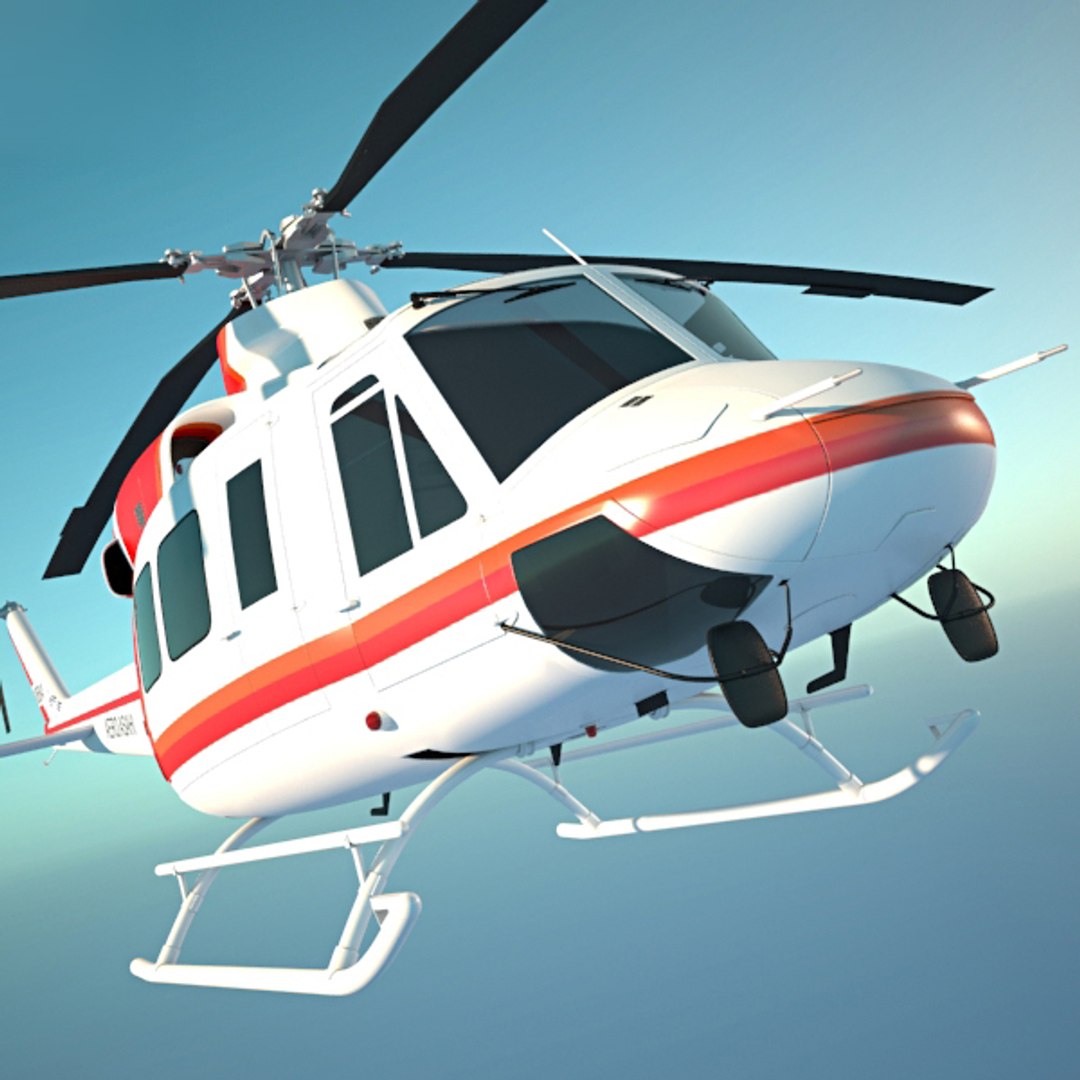 3D Bell 412 Model - TurboSquid 1393508