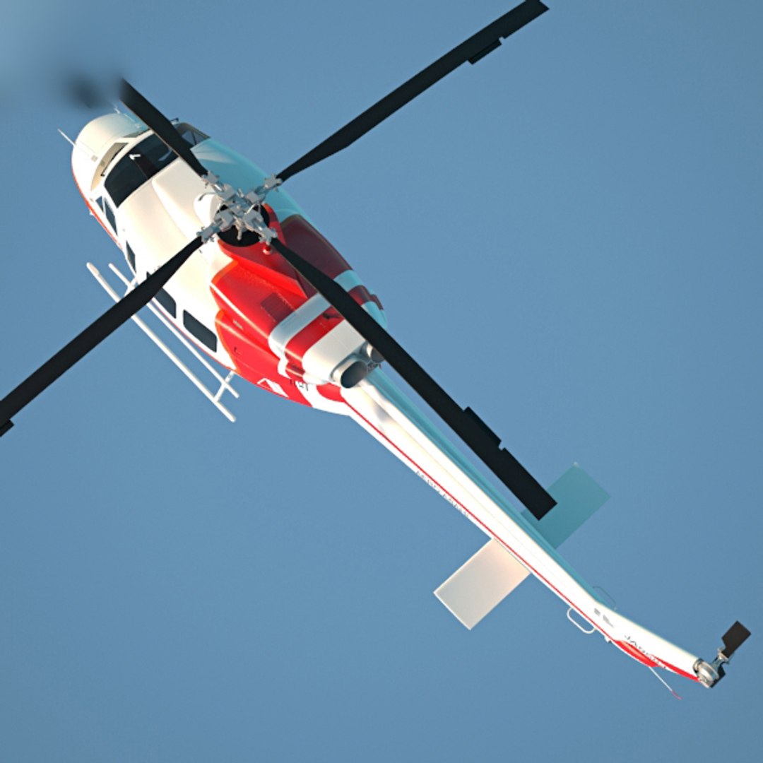 3D Bell 412 Model - TurboSquid 1393508