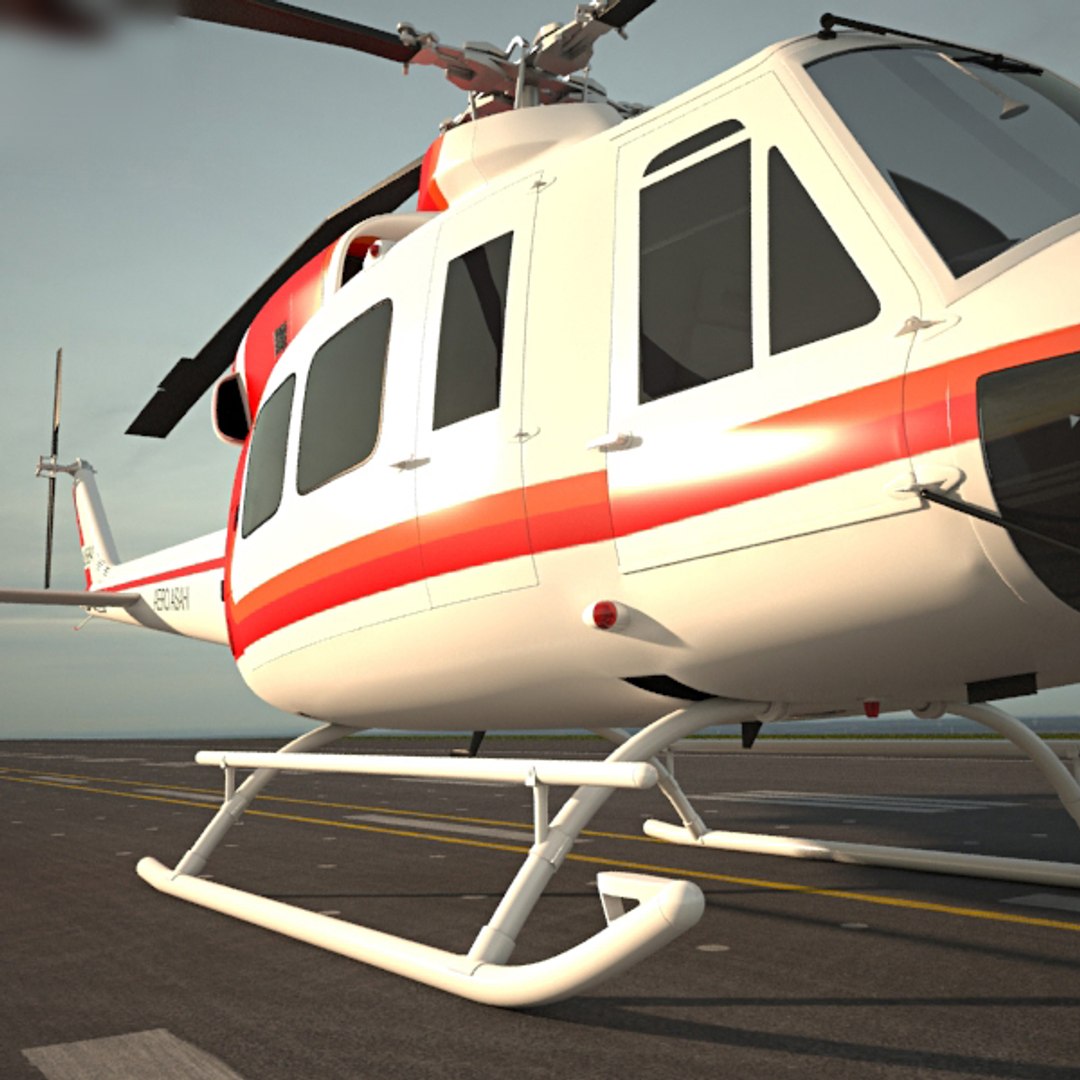 3D Bell 412 Model - TurboSquid 1393508