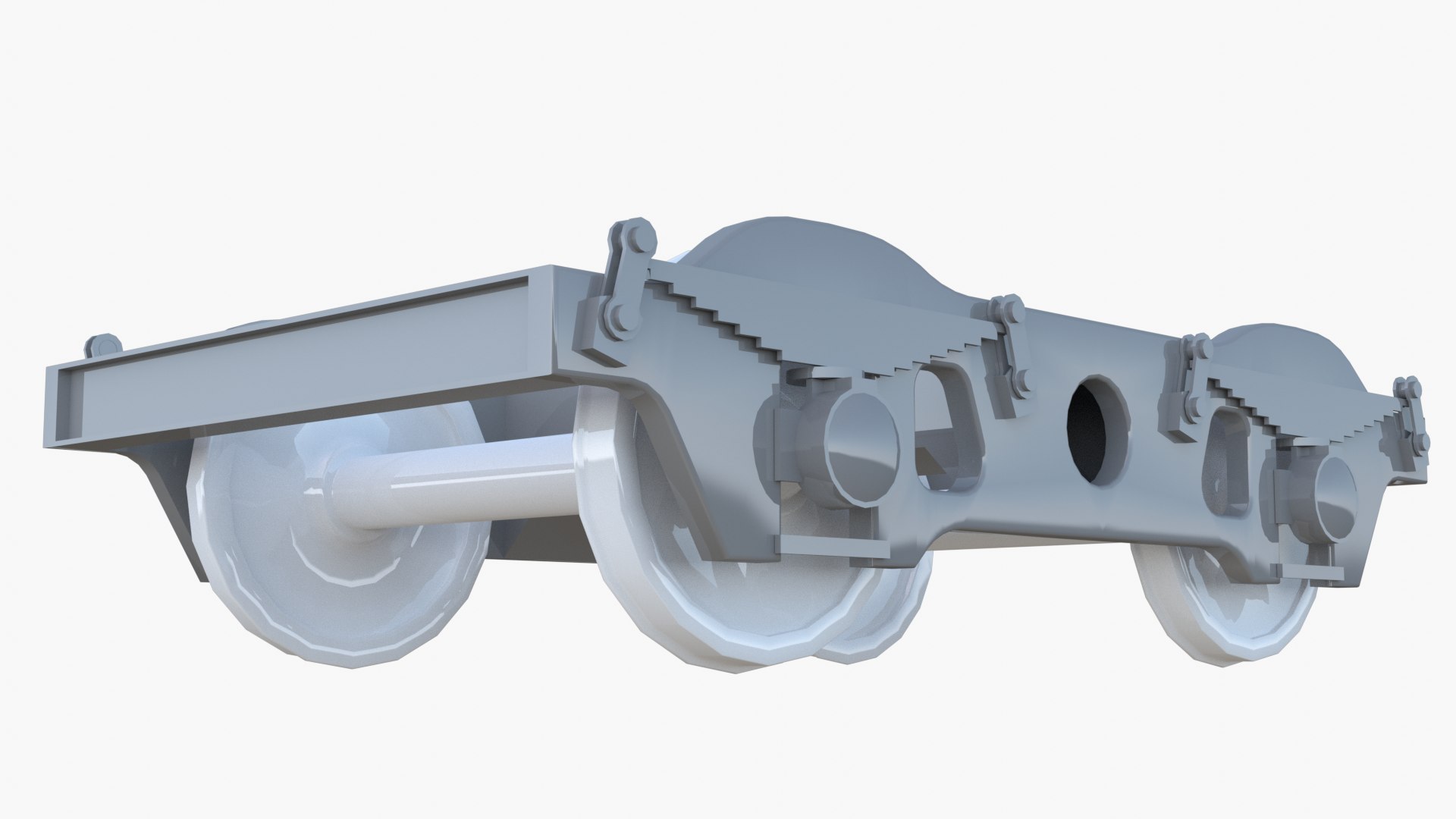 3D Cargo Wagon Bogie Model - TurboSquid 1803045