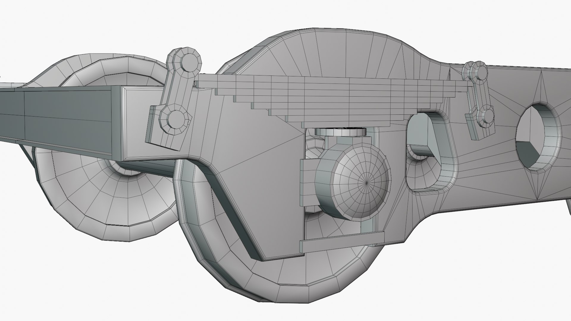 3D Cargo Wagon Bogie Model - TurboSquid 1803045