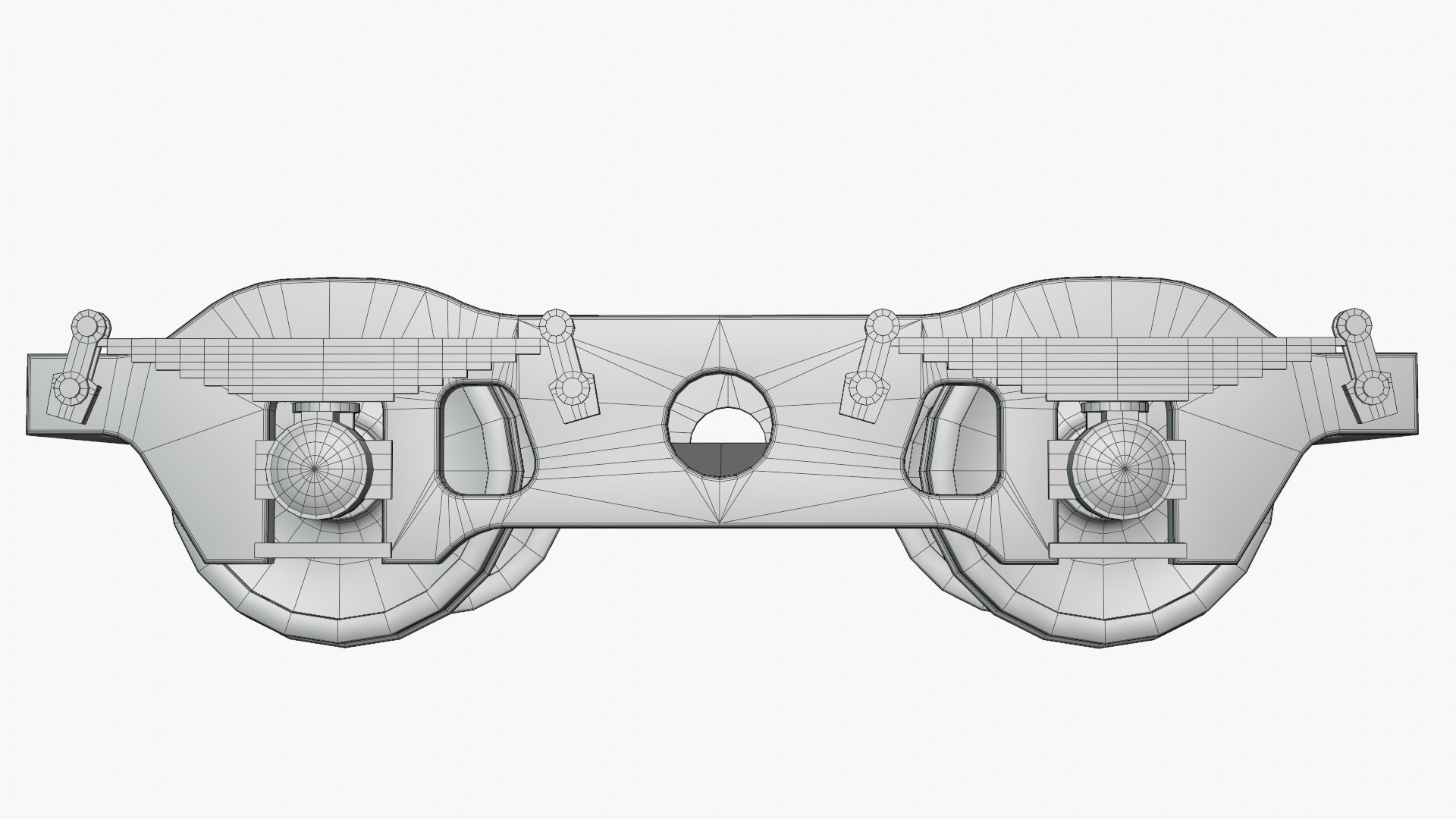 3D Cargo Wagon Bogie Model - TurboSquid 1803045