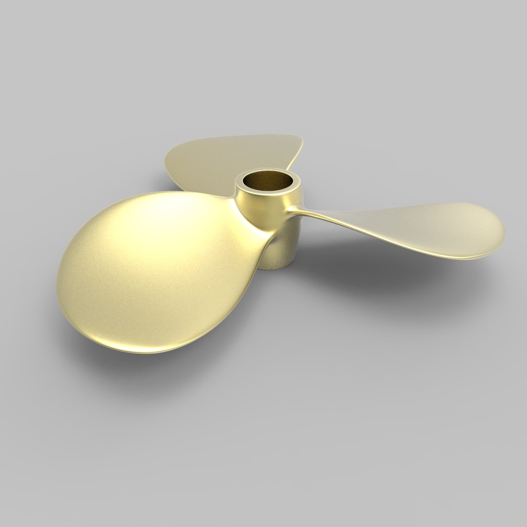 Propeller 3 Blades 3d Model