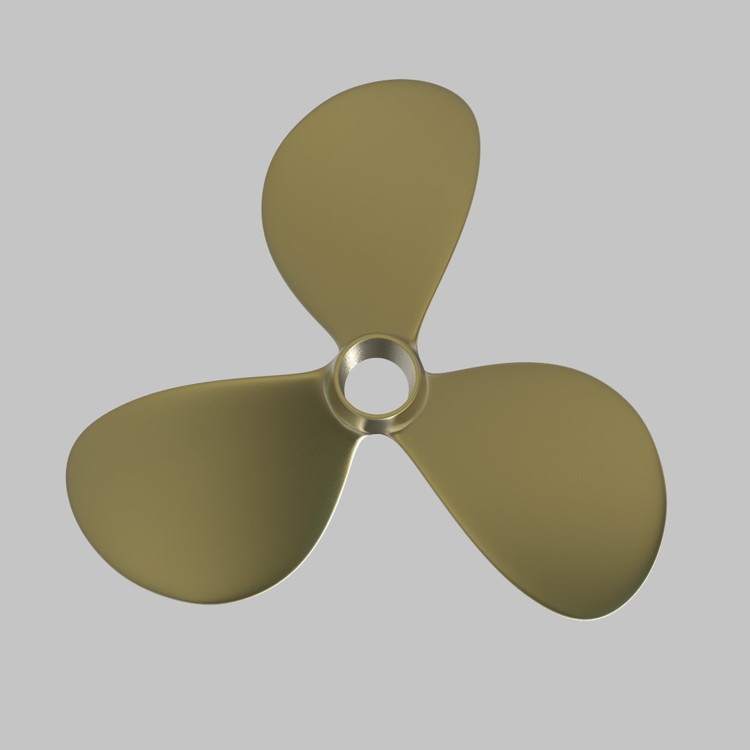 Propeller 3 Blades 3d Model