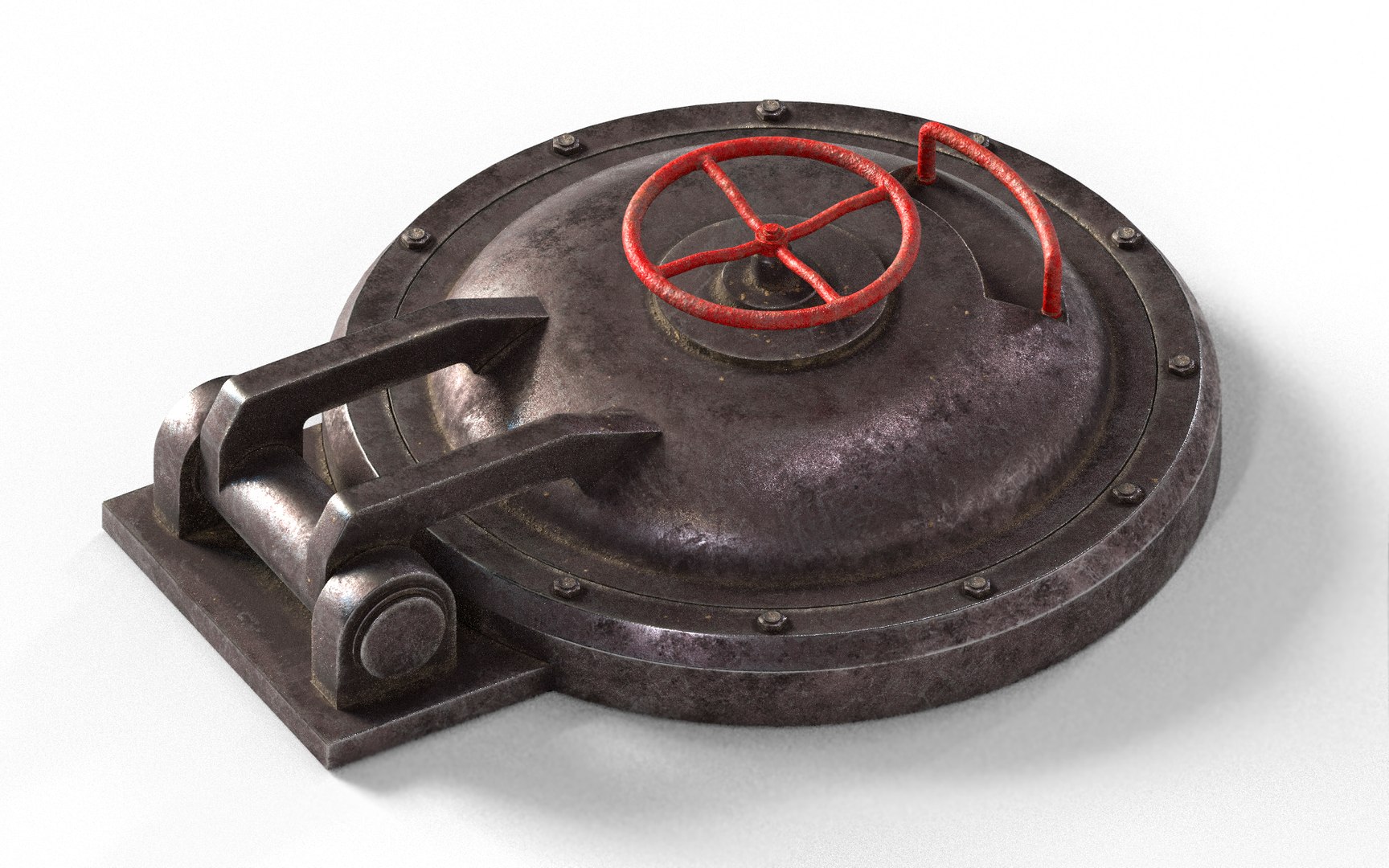 3D old hatch model - TurboSquid 1627450