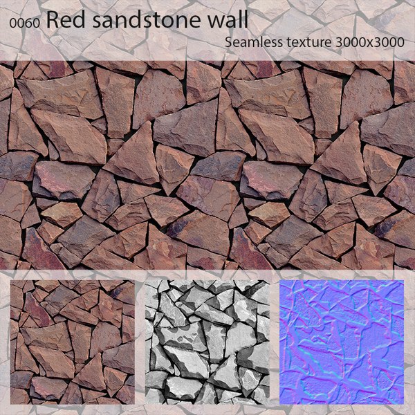 Texture JPEG sandstone wall red