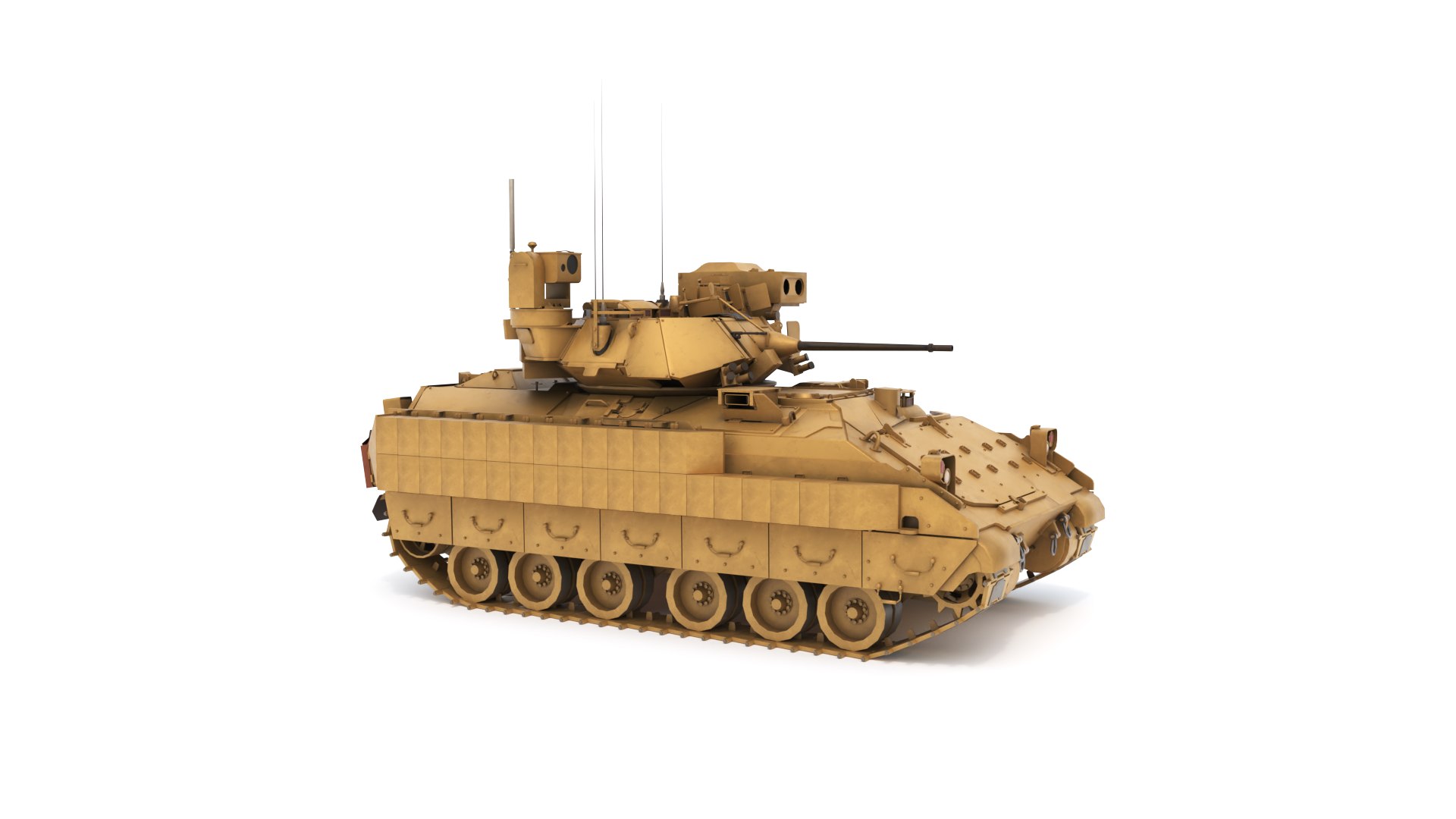 3D M2A3 Bradley - Infantry Fighting Vehicle IFV - TurboSquid 2514256