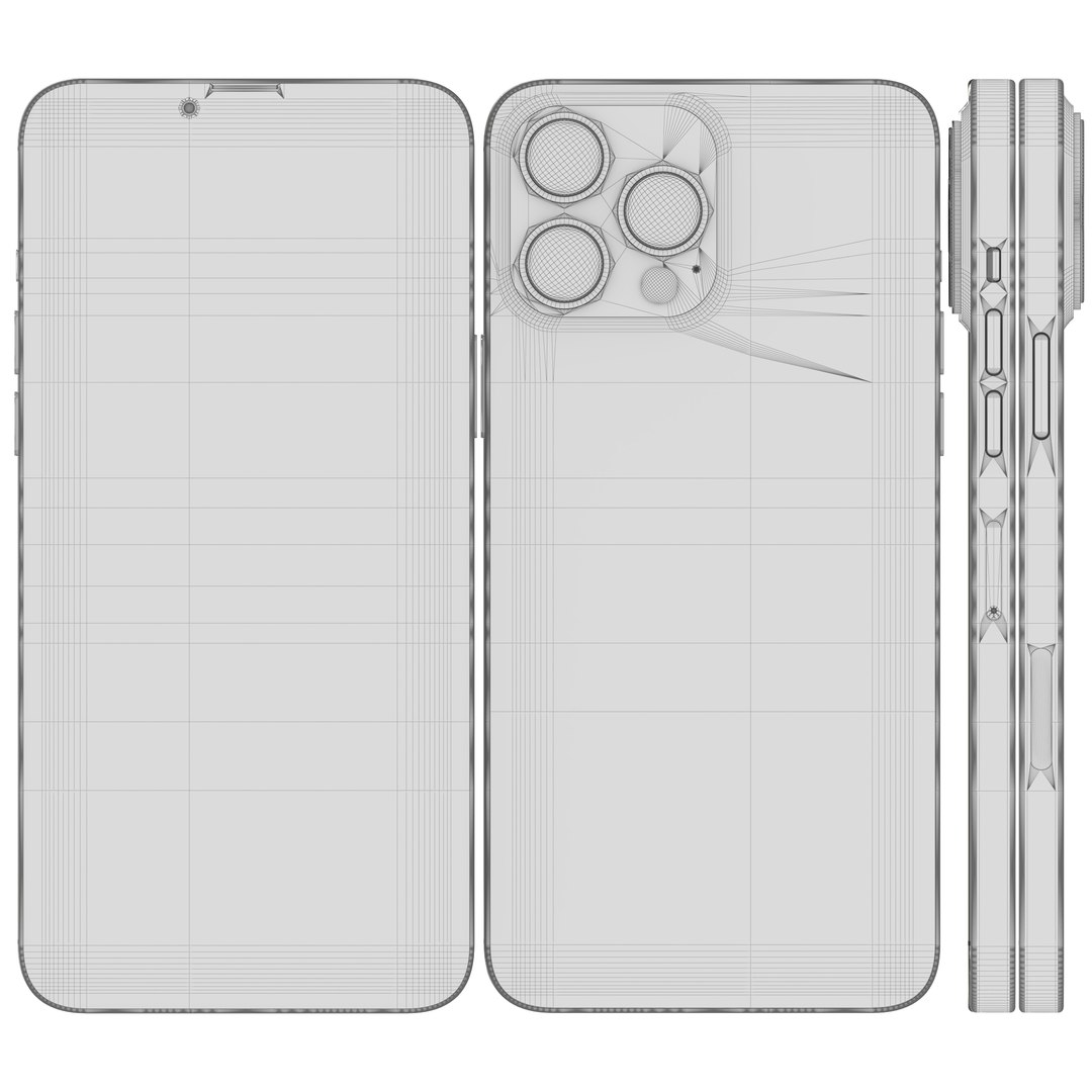 3D IPhone 13 Pro And Pro Max Model - TurboSquid 1871082