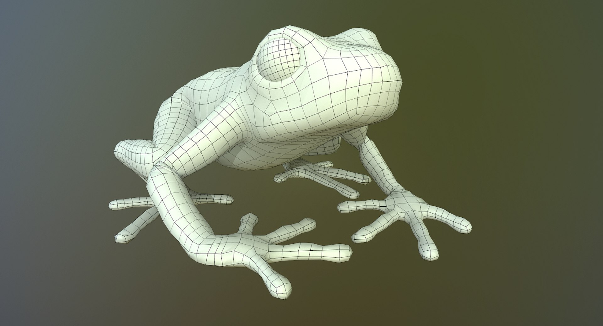 3D Realistic Yellow-banded Poison Dart - TurboSquid 1250646