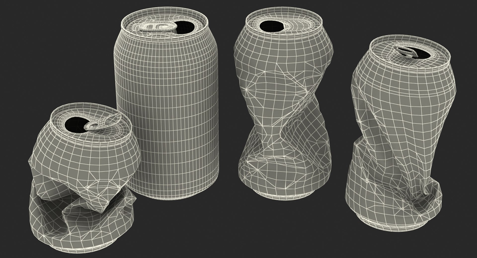 3D model aluminium cans - TurboSquid 1152275