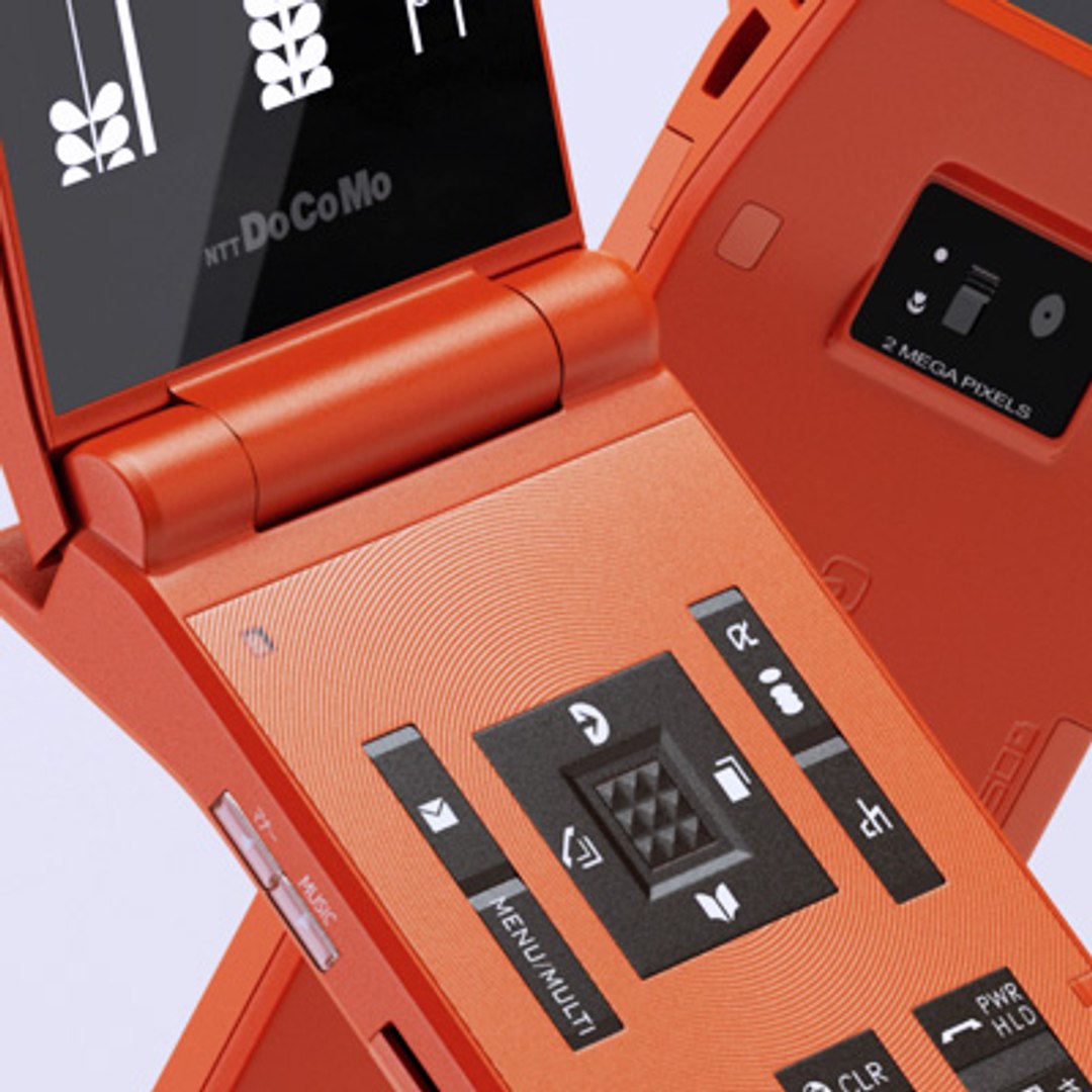 3d model mobile phone n705i japan