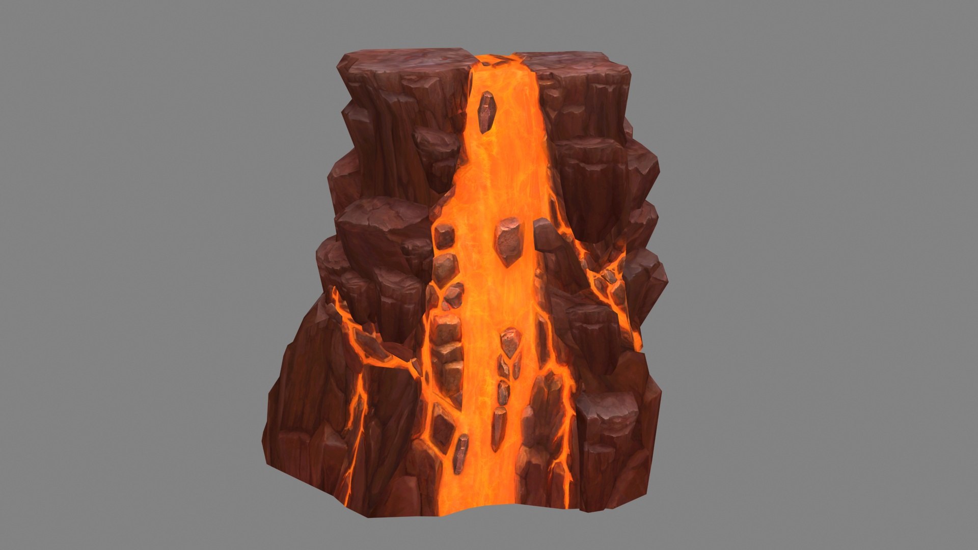 Magma Stone - Volcanic Rock - B 3D Model - TurboSquid 2259748