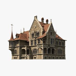 manor ancient 3d max