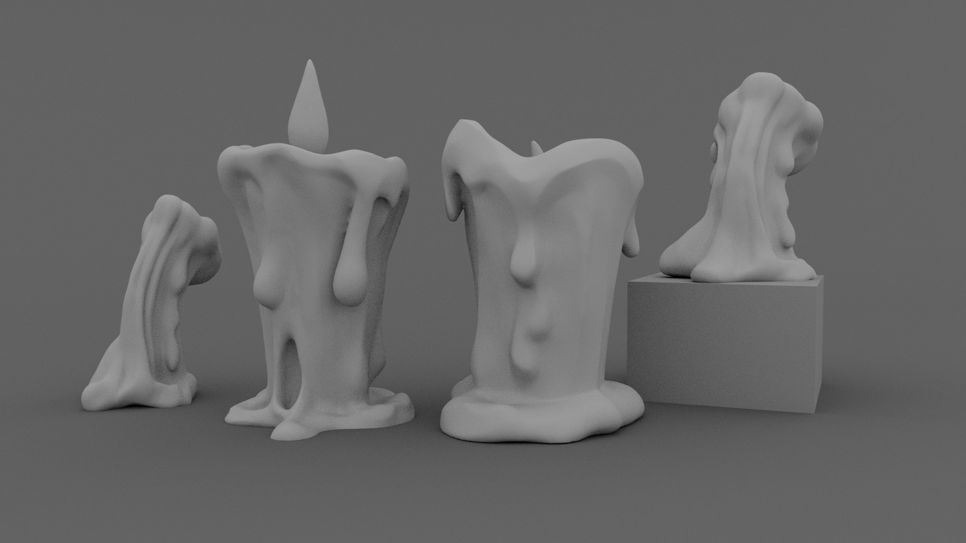 Stylized Candle 3D Model - TurboSquid 2091579