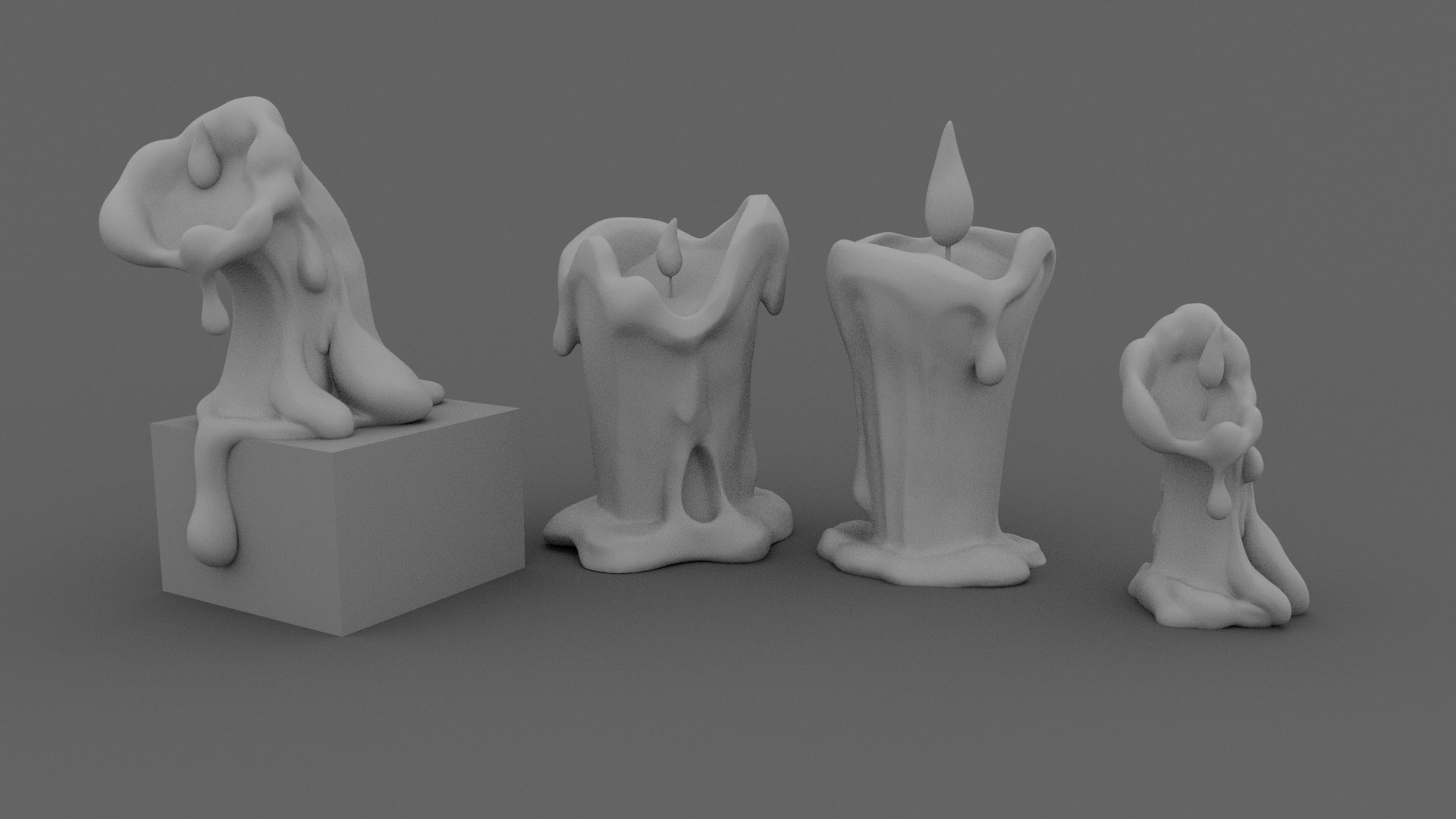 Stylized Candle 3D Model - TurboSquid 2091579