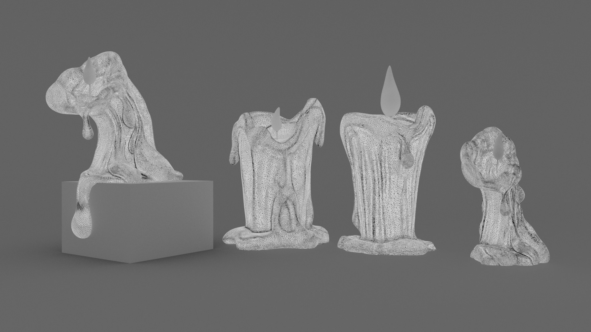 Stylized Candle 3D Model - TurboSquid 2091579