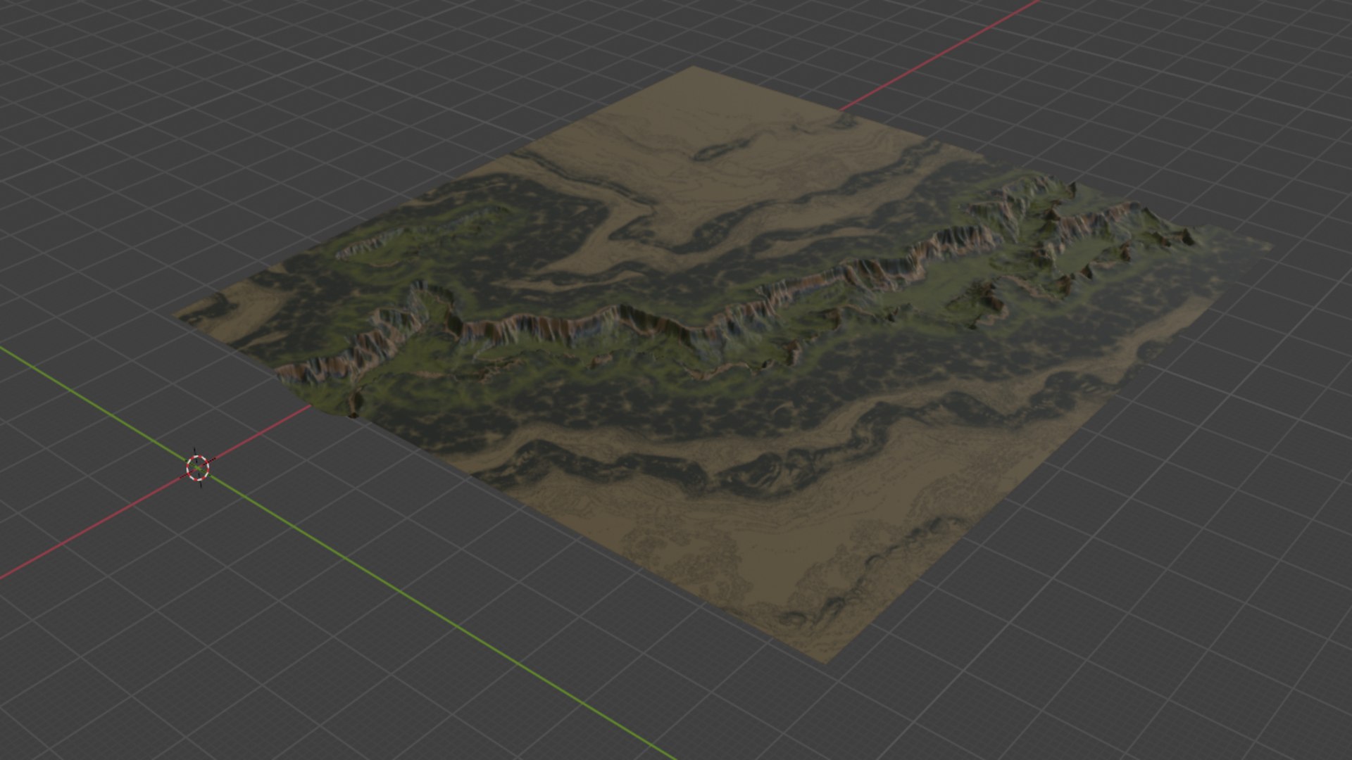 3D Valley Terrain - TurboSquid 2202727