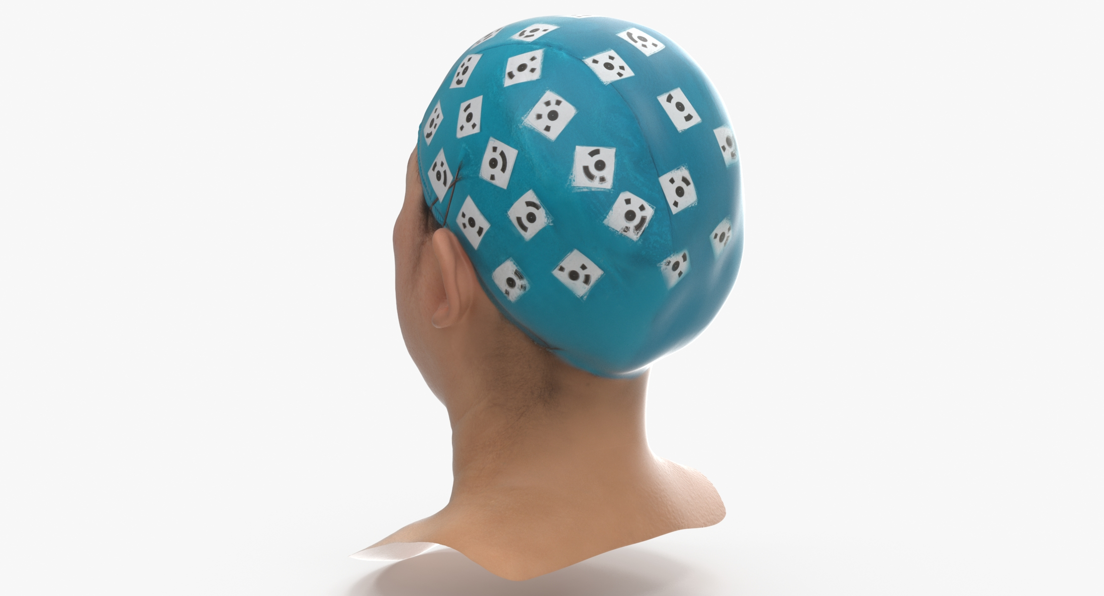 3D Mei Human Head Lid Tightener AU7 Clean Scan - TurboSquid 1740530