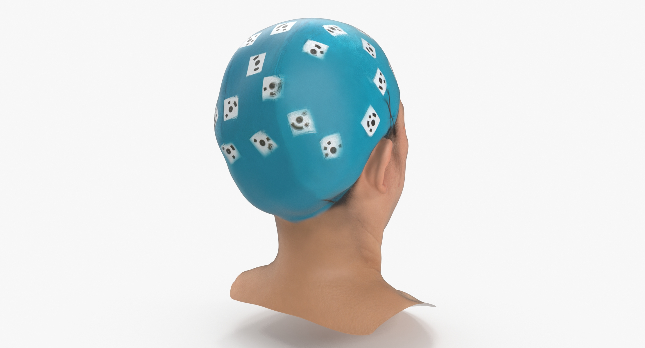 3D Mei Human Head Lid Tightener AU7 Clean Scan - TurboSquid 1740530