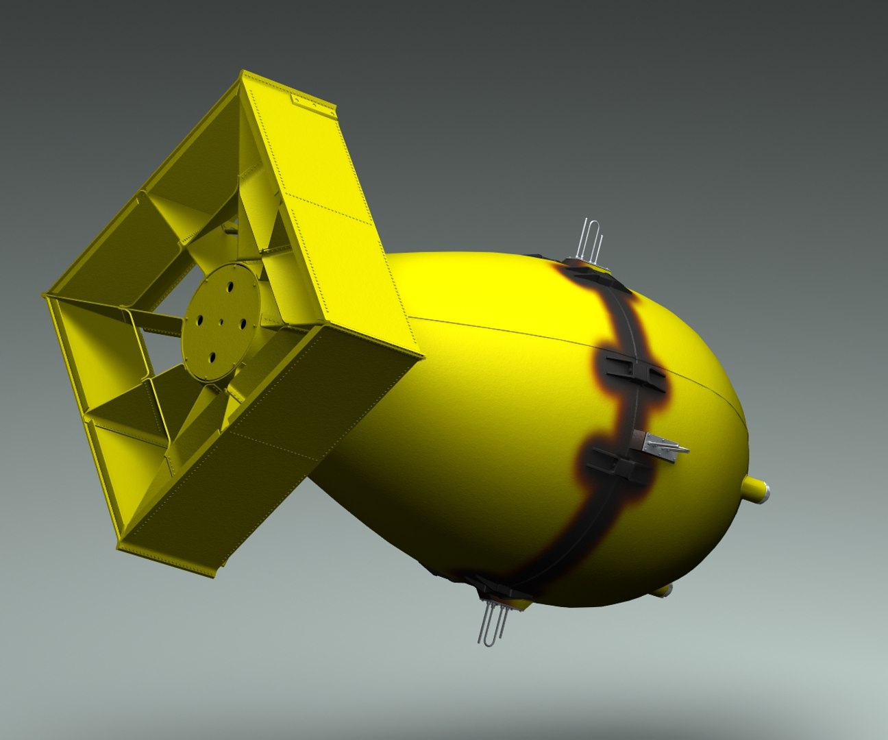 3d Model Wwii Mark Iii Fatman