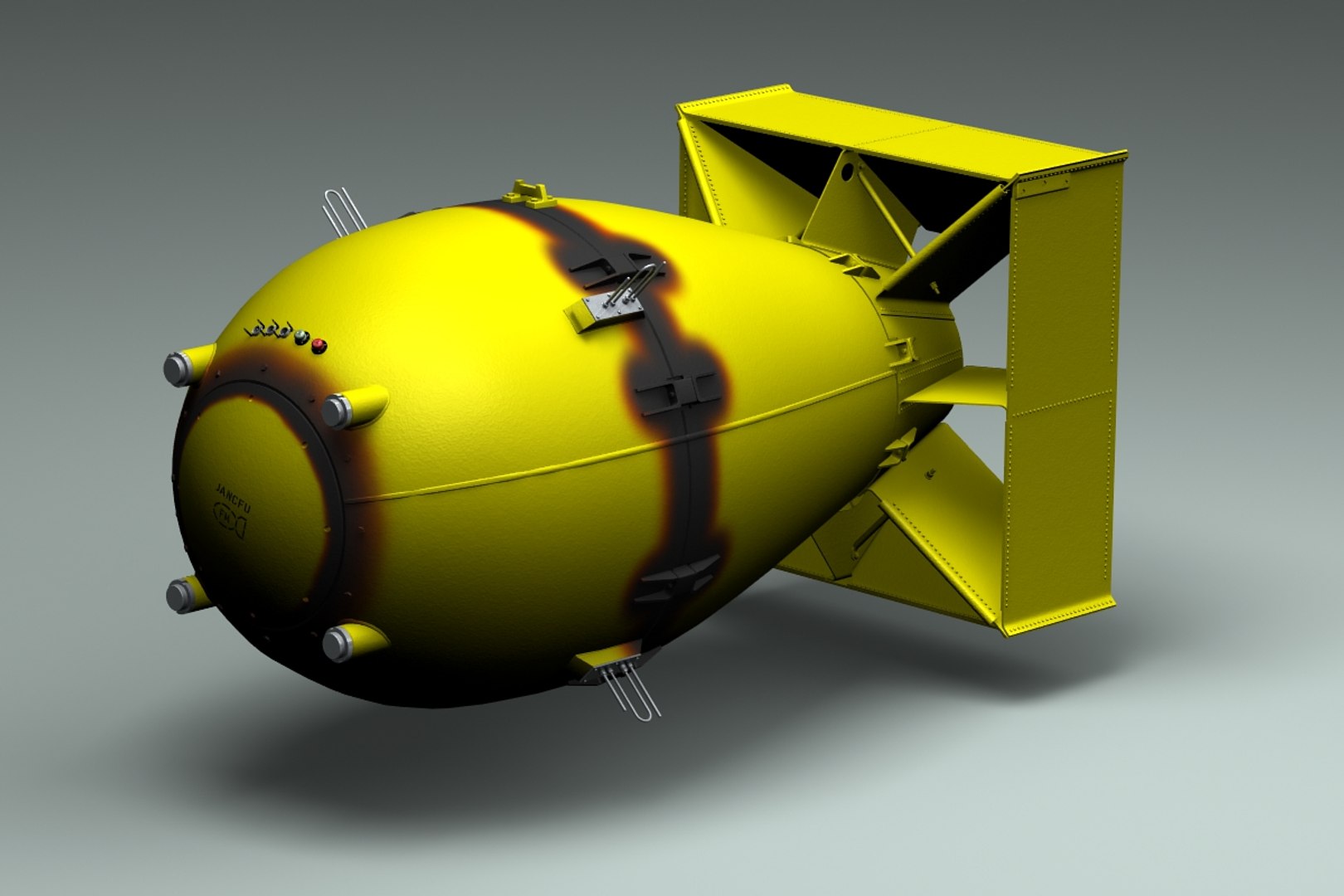 3d Model Wwii Mark Iii Fatman