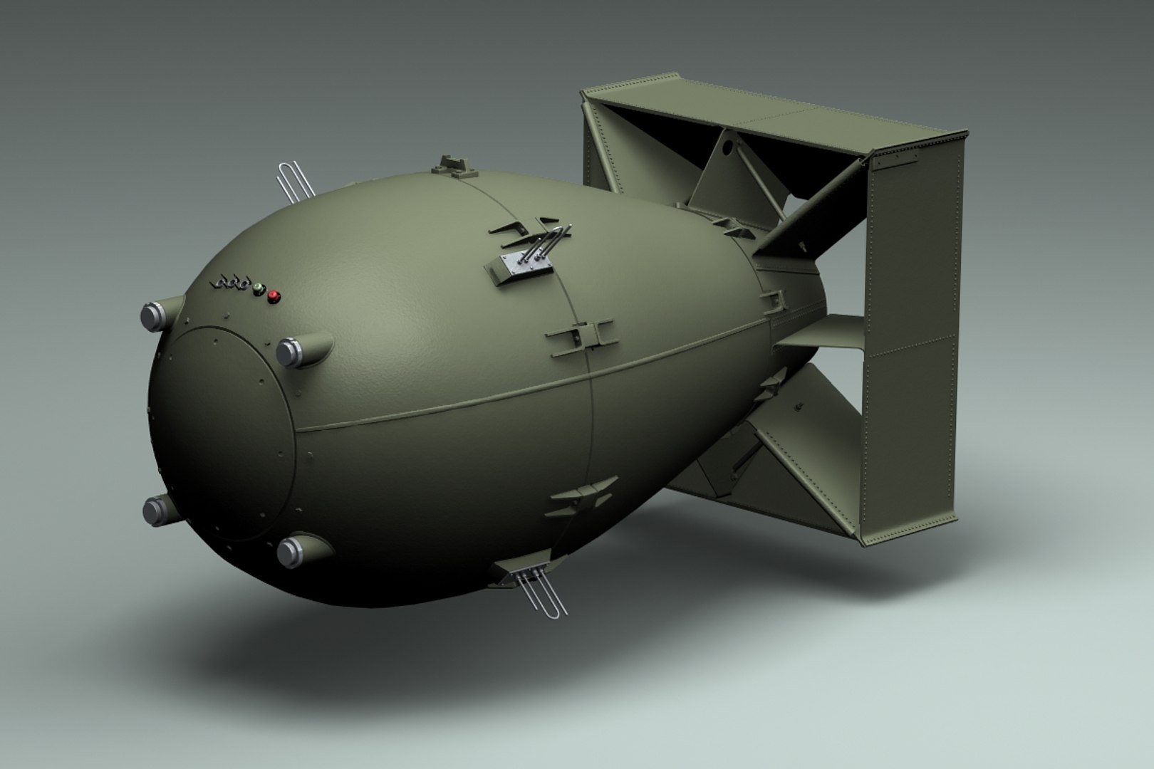 3d Model Wwii Mark Iii Fatman
