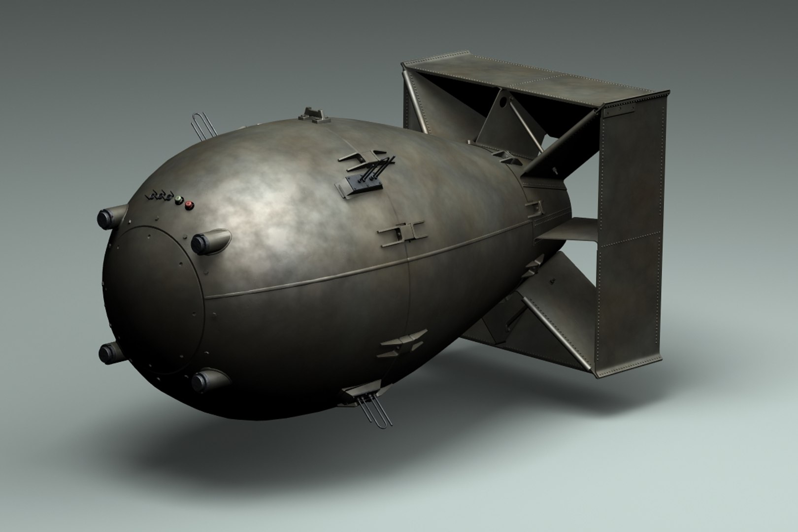 3d Model Wwii Mark Iii Fatman