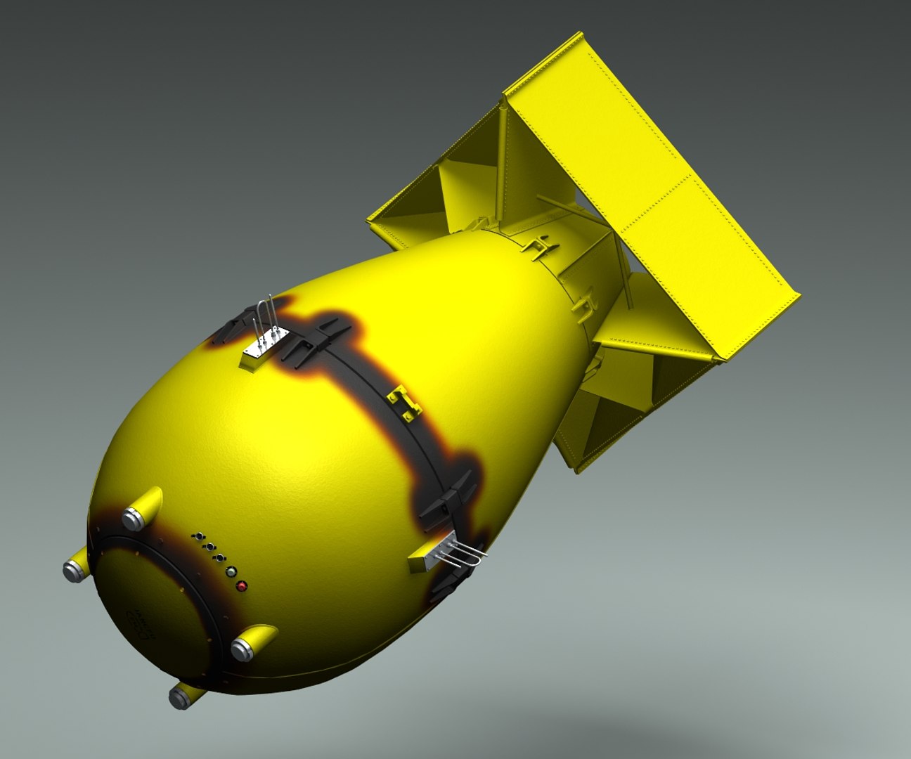 3d Model Wwii Mark Iii Fatman