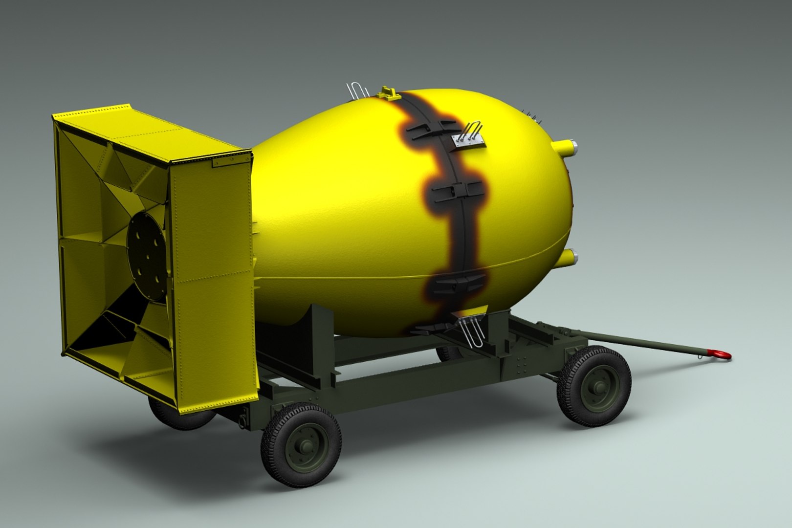 3d Model Wwii Mark Iii Fatman