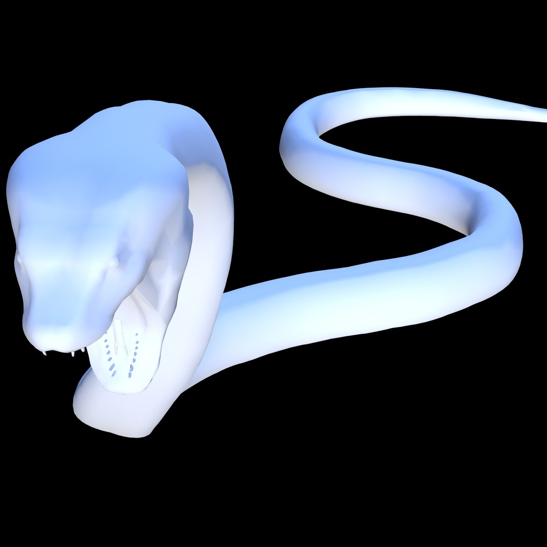 3D ANACONDA BLUE - TurboSquid 2092315