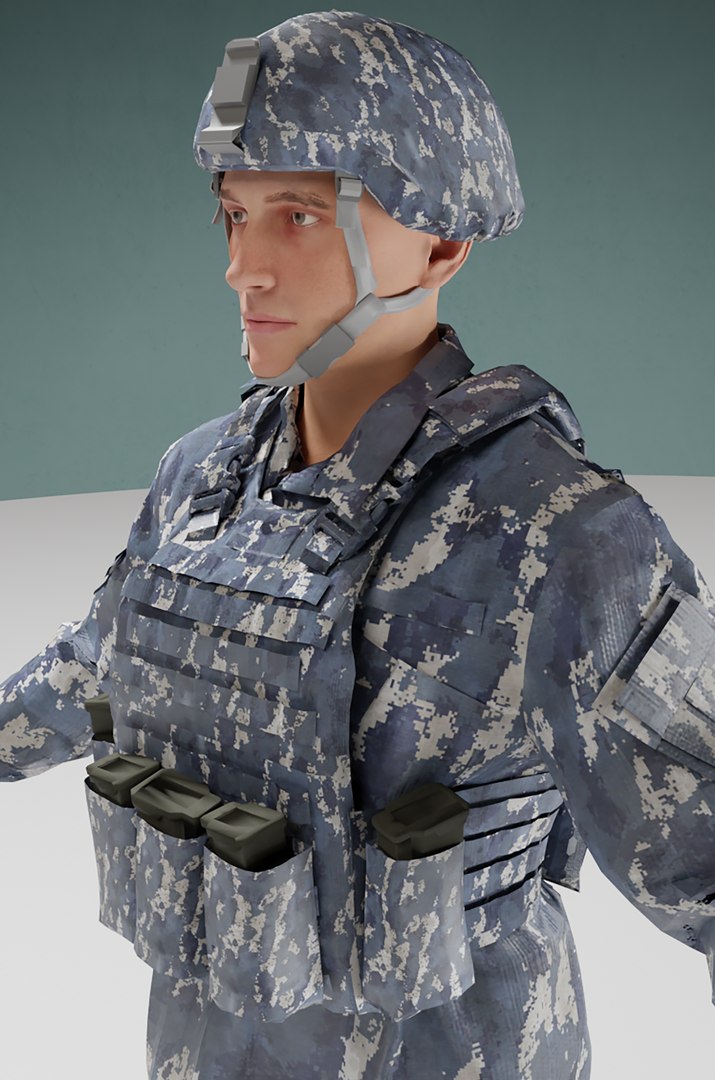 Us Soldier 3D Model - TurboSquid 1958315