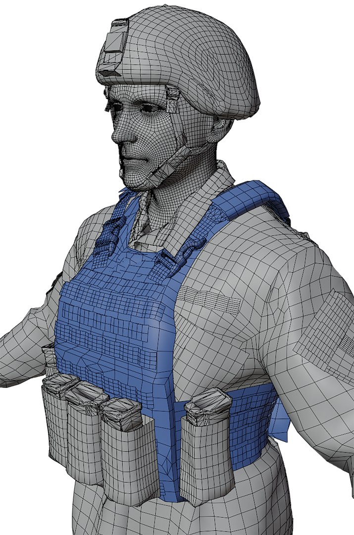 Us Soldier 3D Model - TurboSquid 1958315