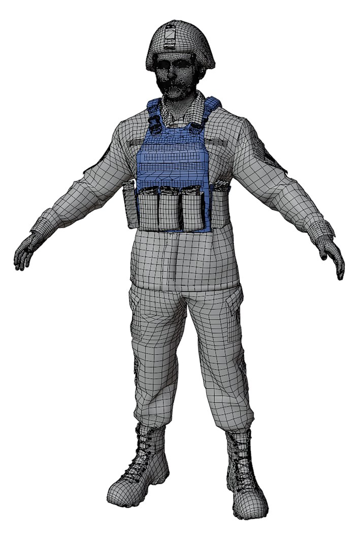 Us Soldier 3D Model - TurboSquid 1958315