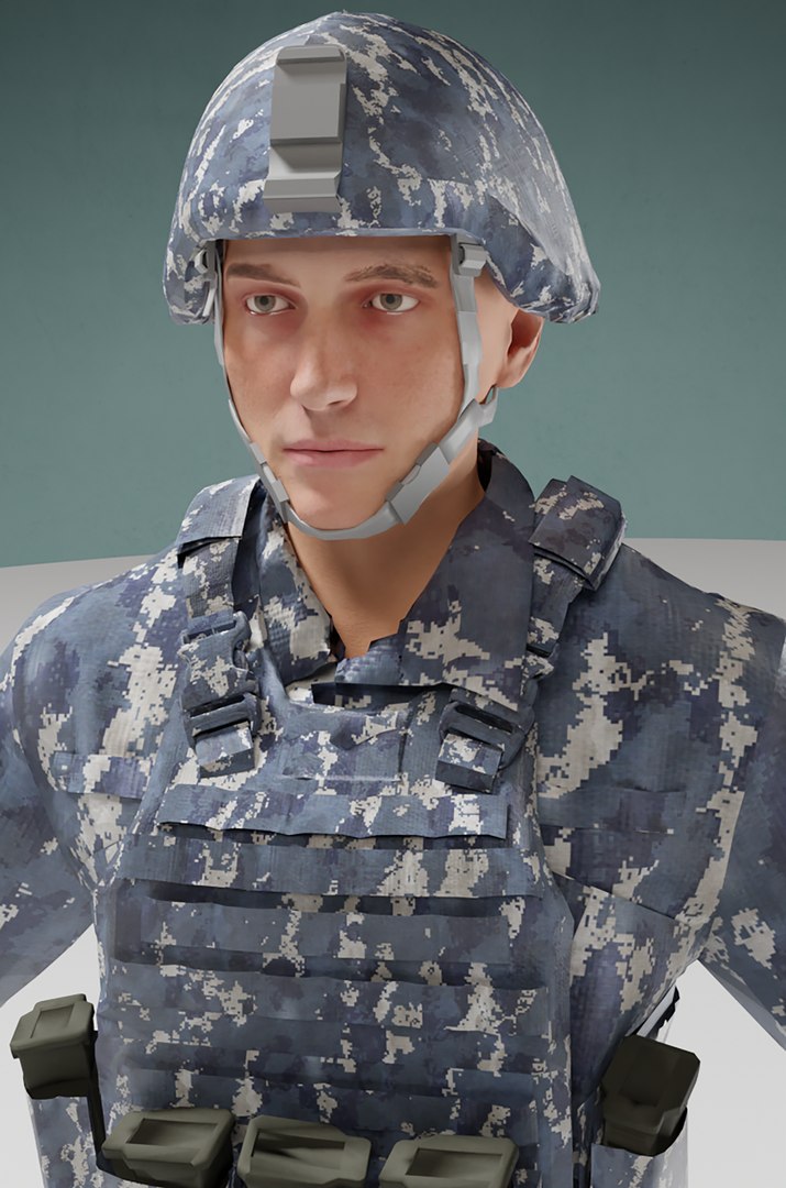 Us Soldier 3D Model - TurboSquid 1958315