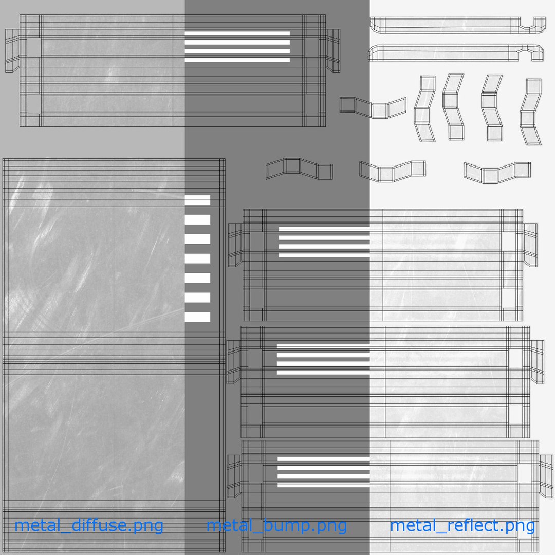 step ladder 2 3d model