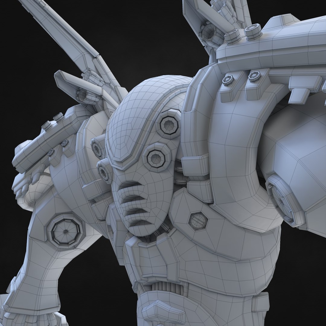 3d Mech Pbr Marmoset