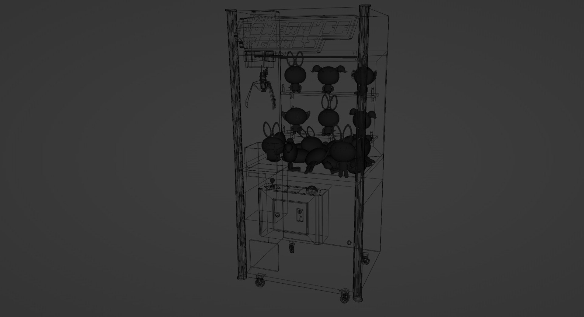 Powerpuff Girls Claw Machine 3D Model - TurboSquid 2118507