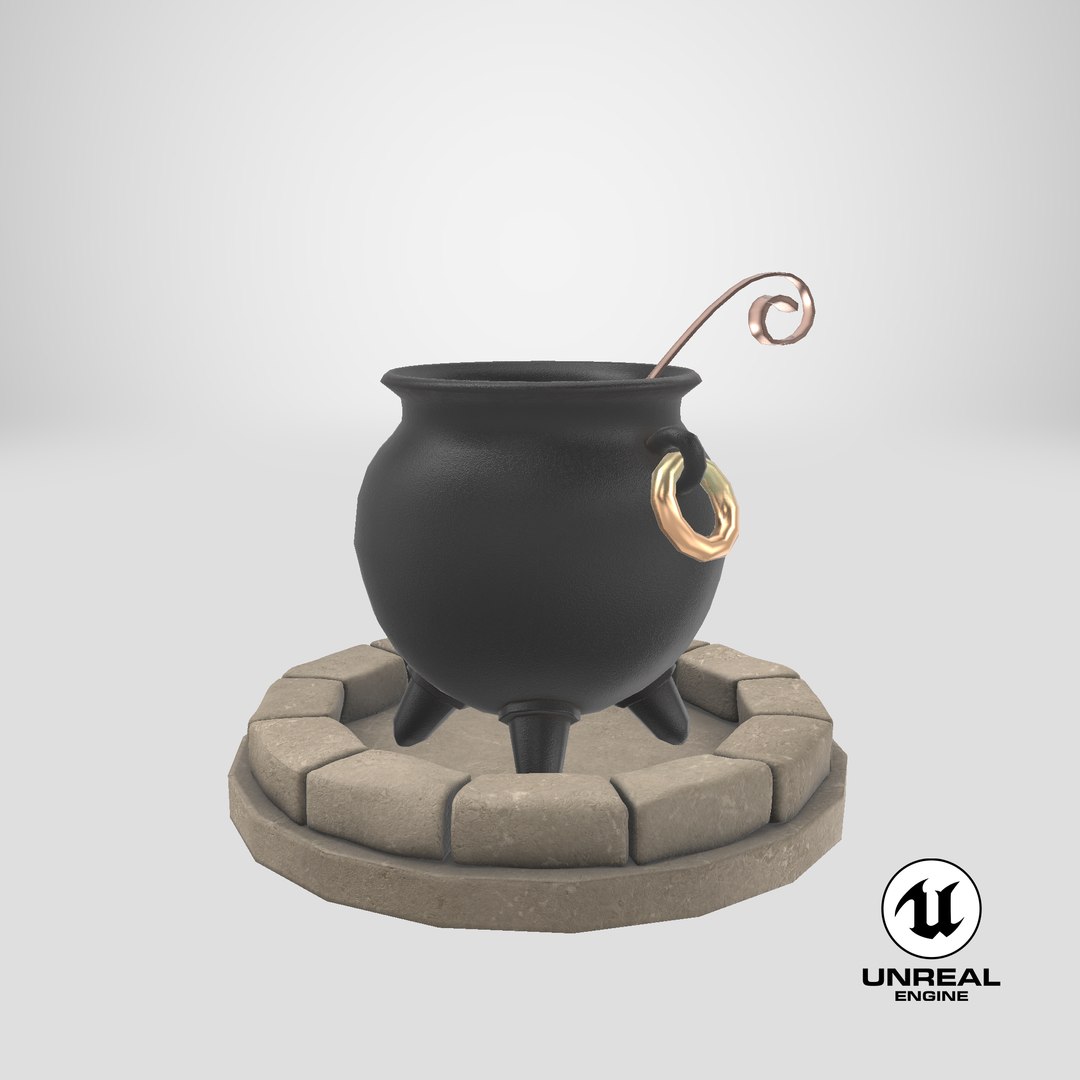 Cauldron 3D Model - TurboSquid 2014290