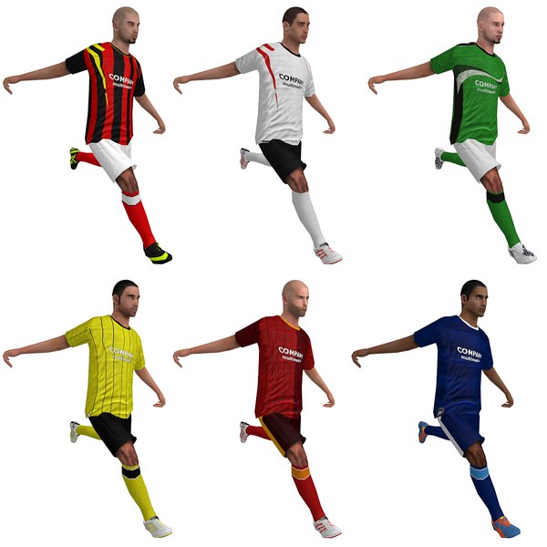 Soccer Player 3D Models for Download | TurboSquid