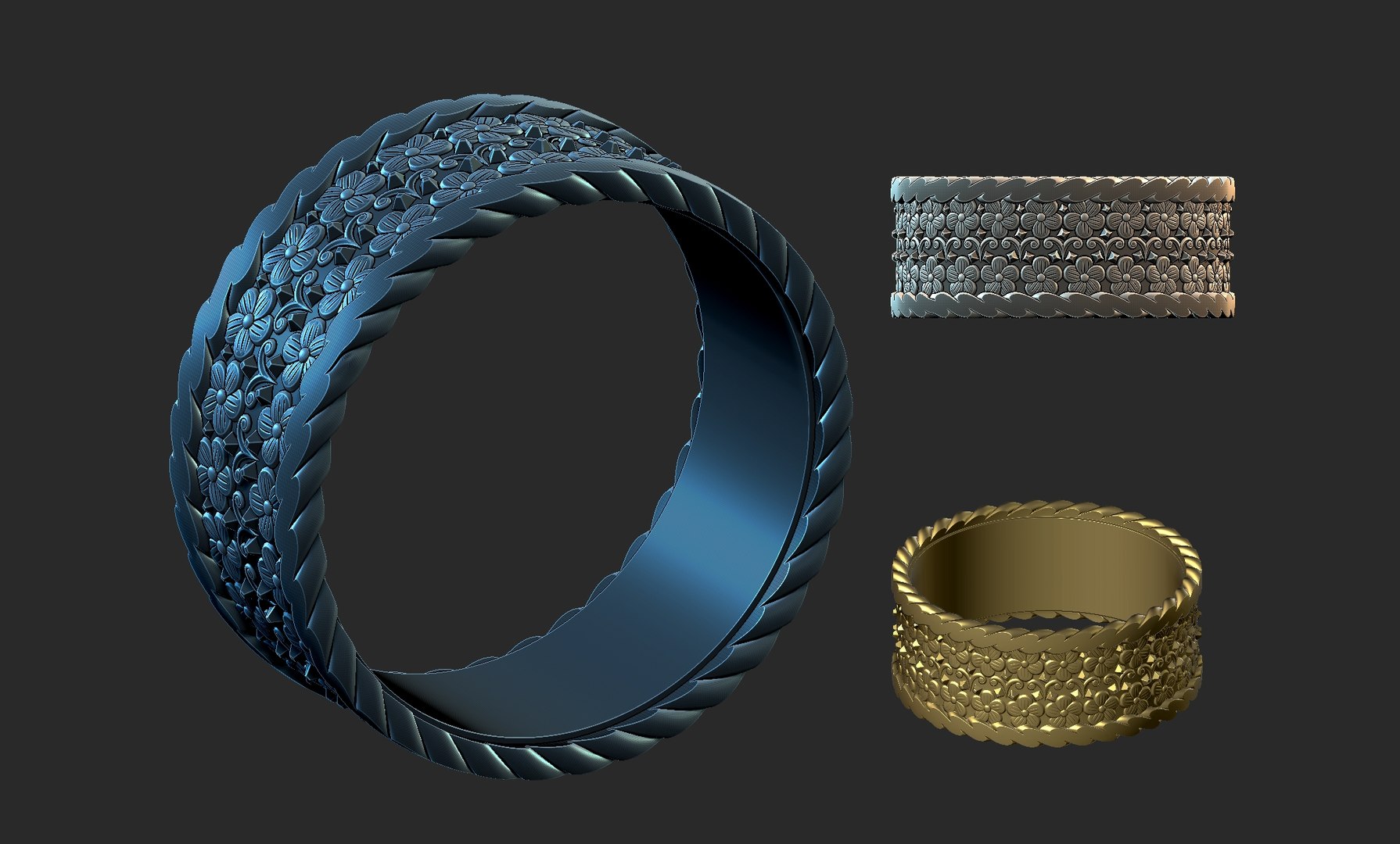 3D Fantasy Ring3 - TurboSquid 2141991