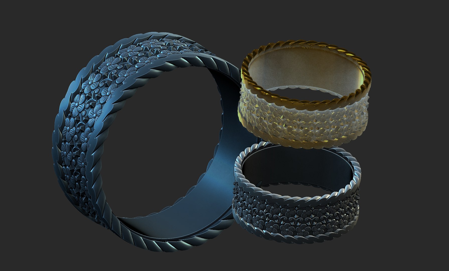 3D Fantasy Ring3 - TurboSquid 2141991